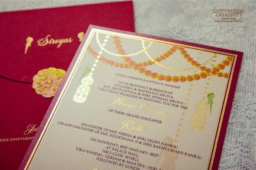 5 Breathtaking Marathi Wedding Card Designs for a Creative yet Cultural ...
