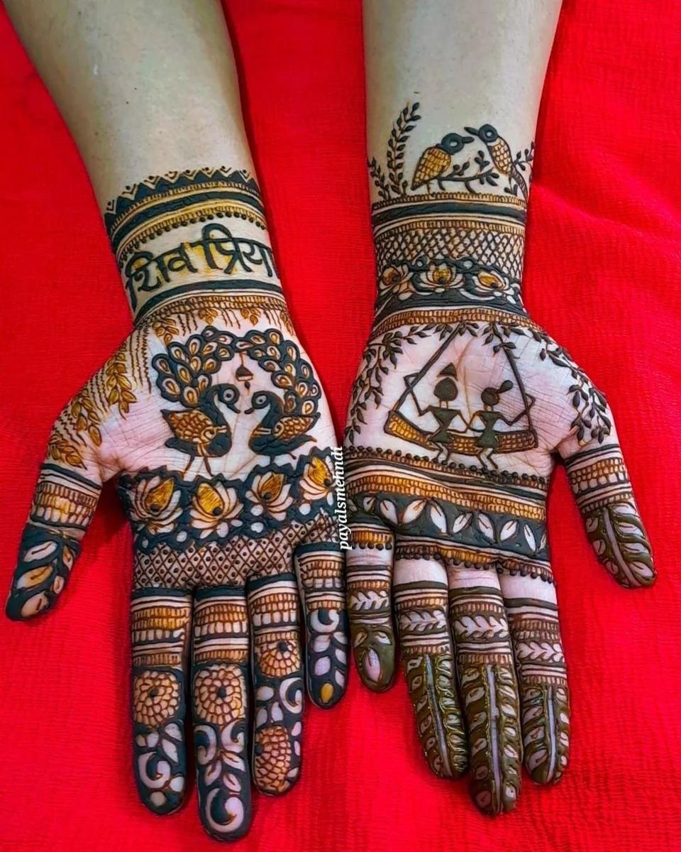 25+ Latest Inspirations for Mehndi Designs with Name