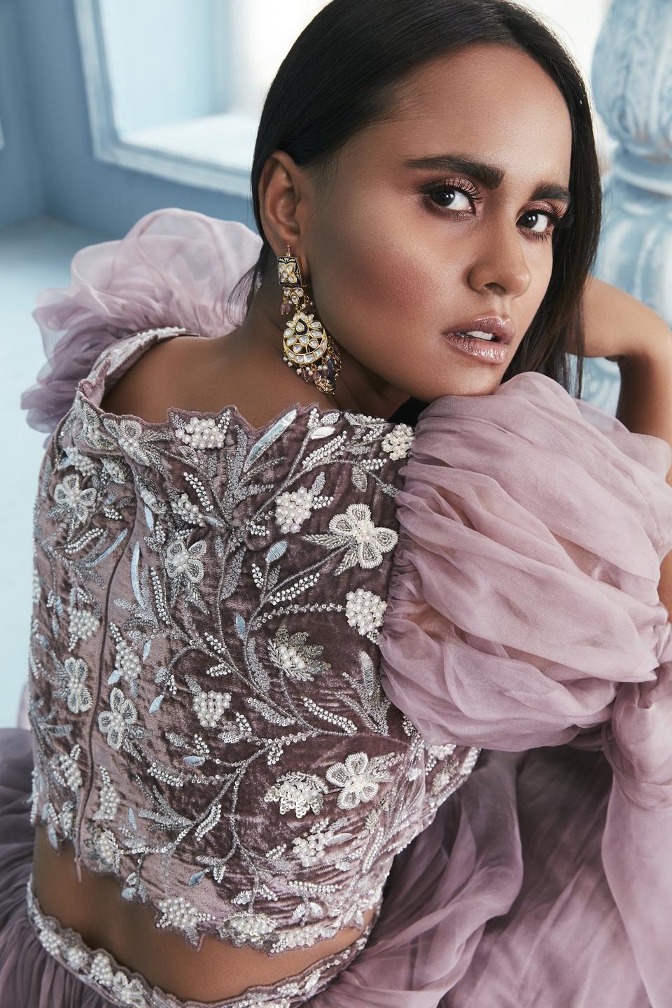 11 Trending Velvet Blouse Designs for the Stunning Brides of Today