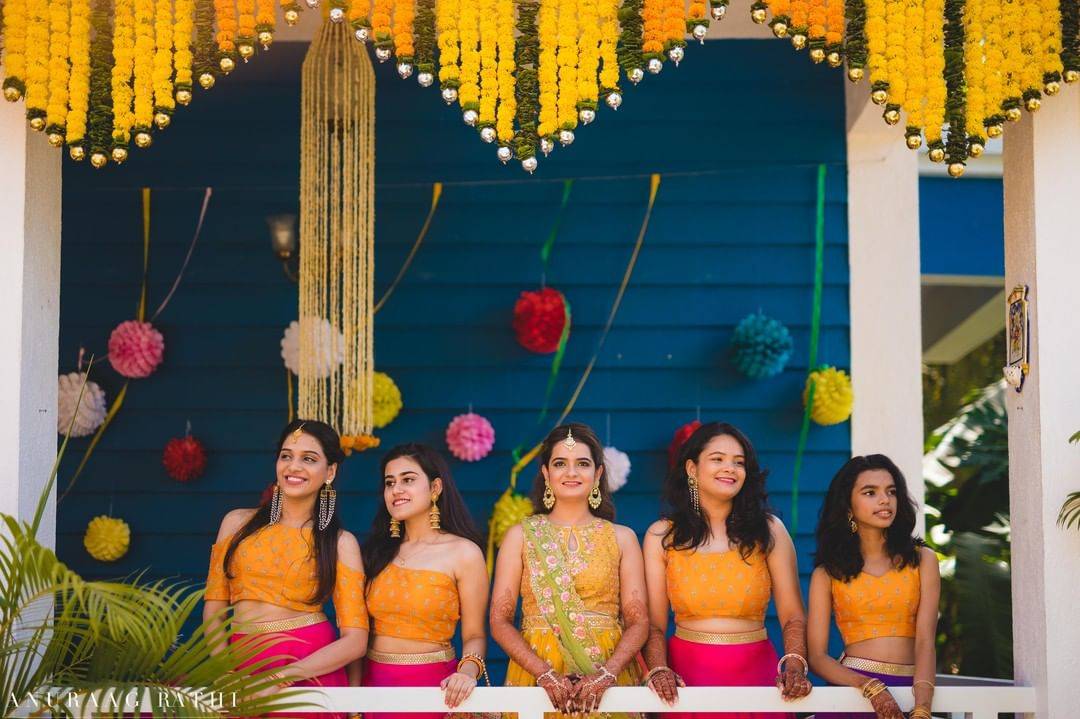 8 Crop Top Blouse Designs That Will Help You Stand out This Wedding Season!