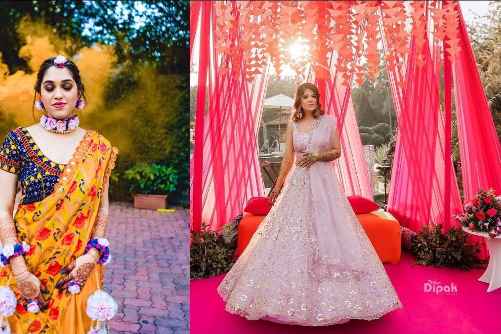 12 Mehndi Dresses and outfits For Bride Trending this Wedding Season