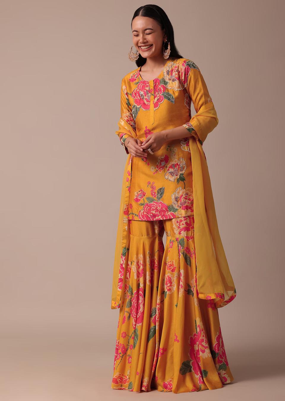 45+ Sharara Dresses with Price For a Showstopper Look!