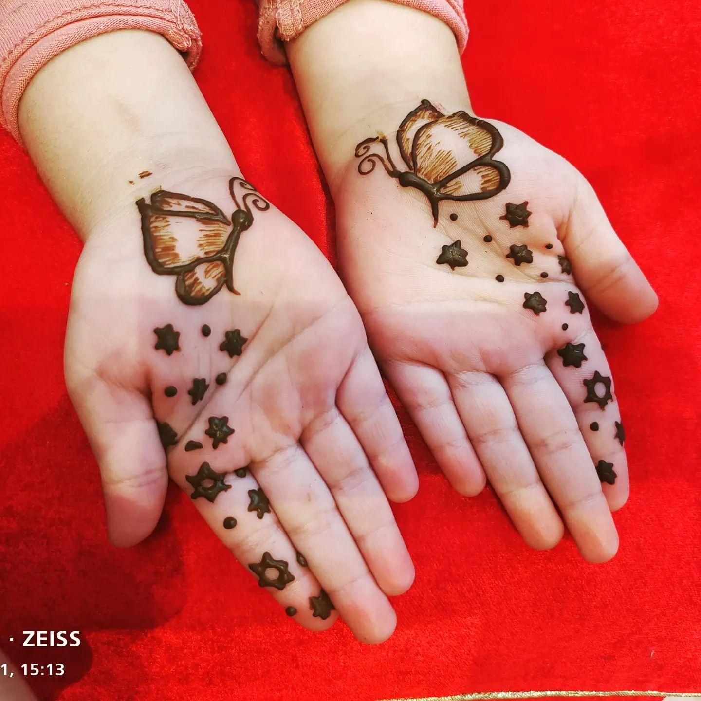 110+ Simple and Easy Mehndi Designs for Kids