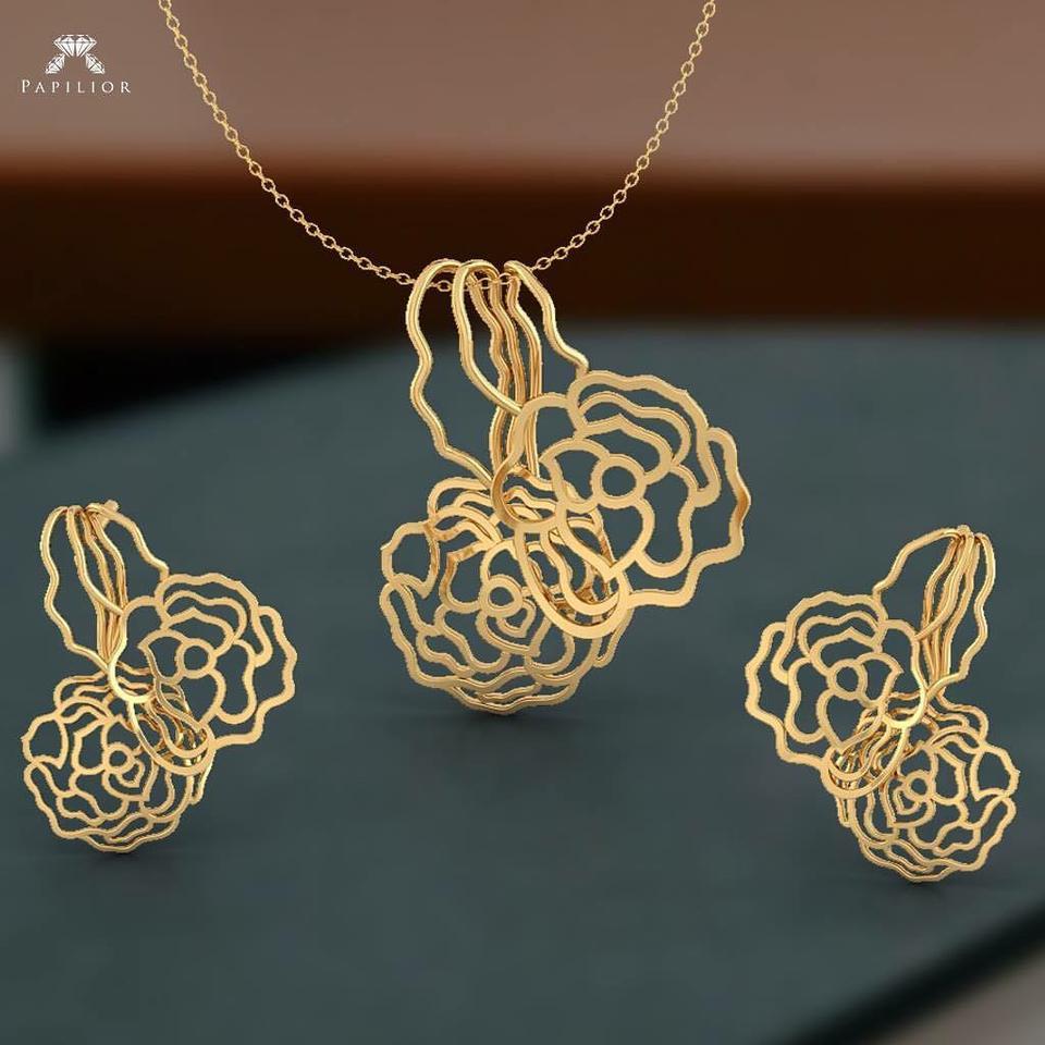 Small Gold Necklace Designs Ideas To Complete Your Bridal Look