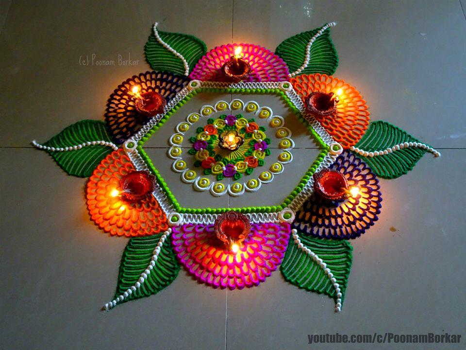 135+ Latest Rangoli Designs For Diwali 2026