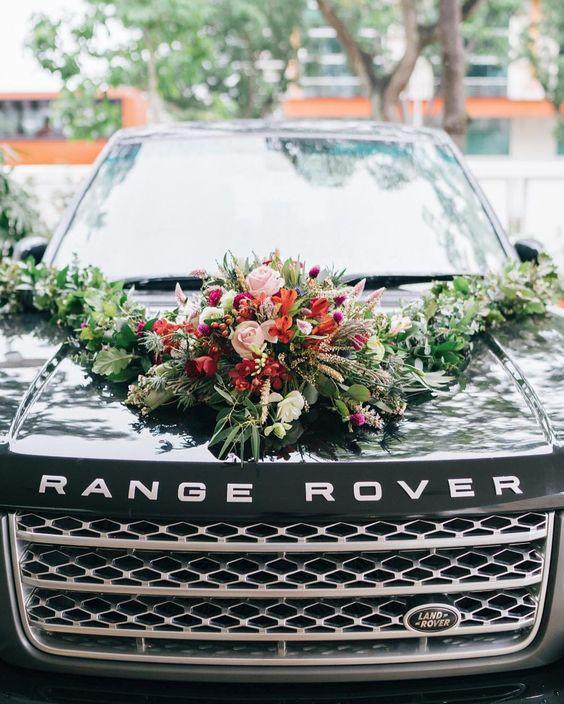 Wedding Car Decoration: 36+ Marriage Car Flower Decor Images