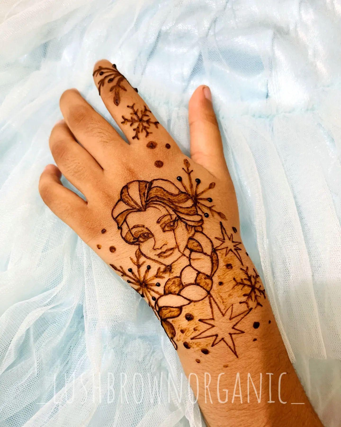 100+ Easy Mehndi Designs for Your Kid's Adorable Hands