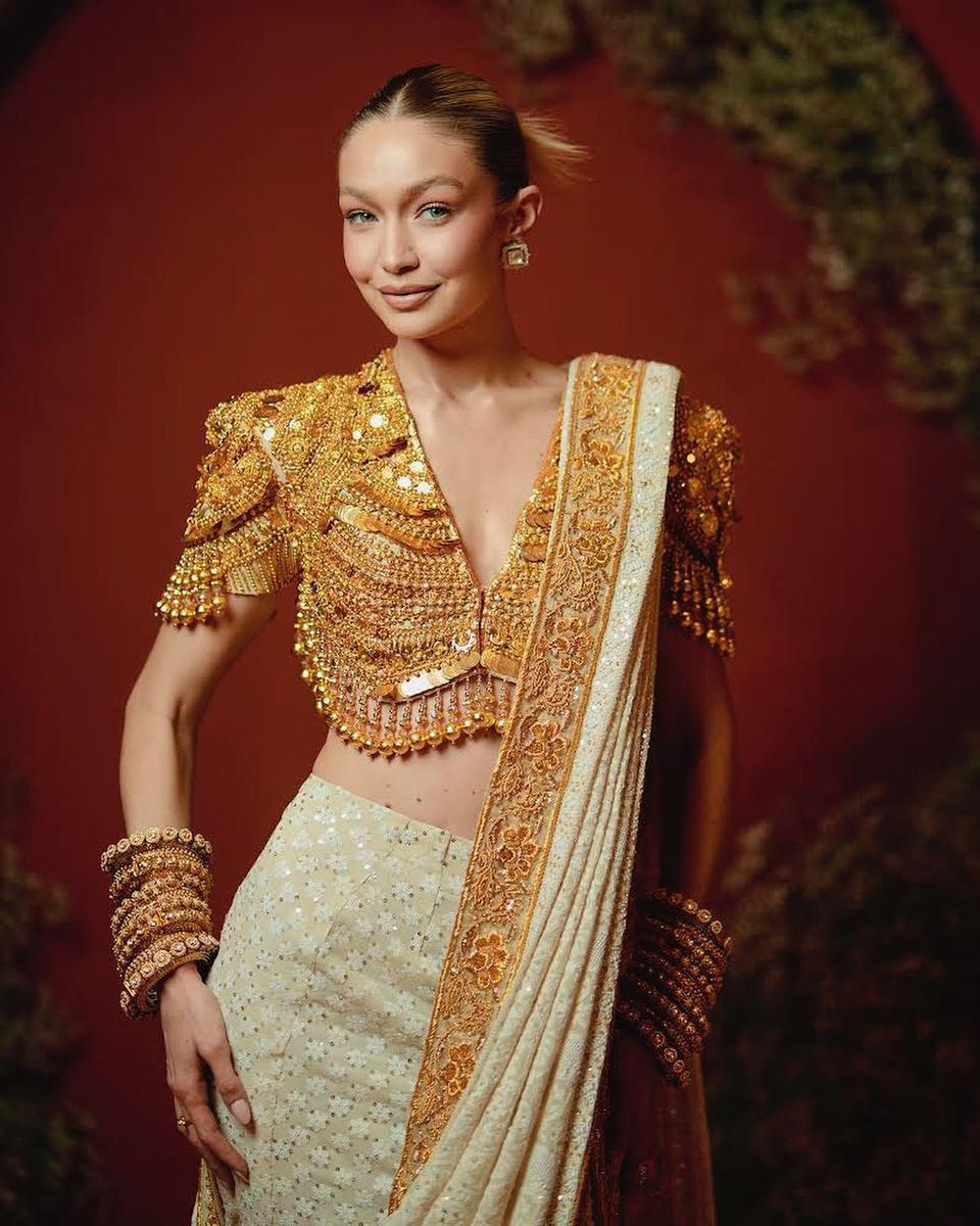 30+ Golden Blouse Designs for Every Celebration