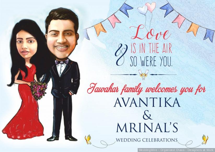 Impressive Wedding Card Matter in English