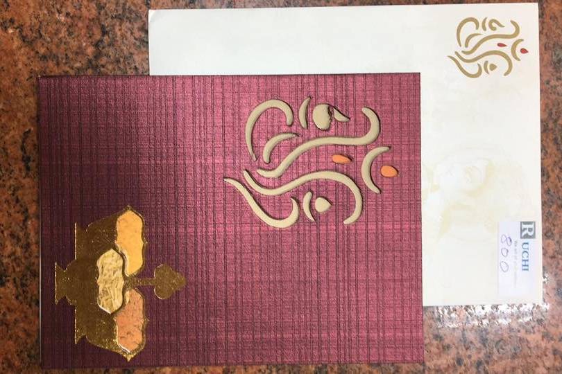 Ruchi Card Gallery - Invitations - Richmond Town - Weddingwire.in