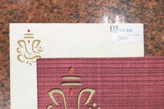 Ruchi Card Gallery - Invitations - Richmond Town - Weddingwire.in