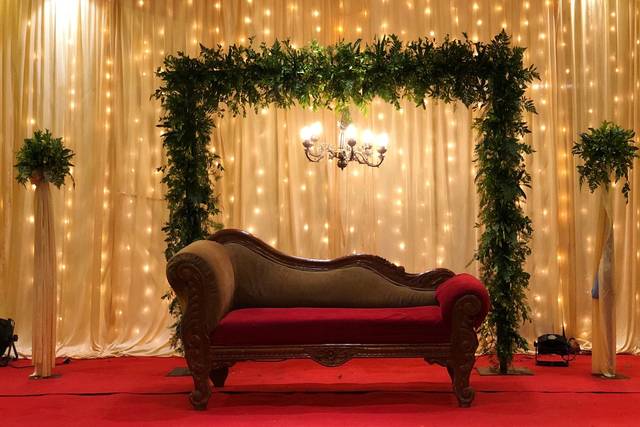 Low cost wedding reception stage decoration store